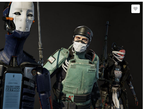 Adam Character Pack: Adam, Guard, Lu