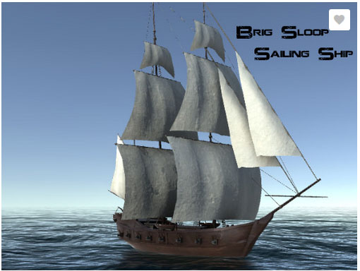 Brig Sloop Sailing Ship
