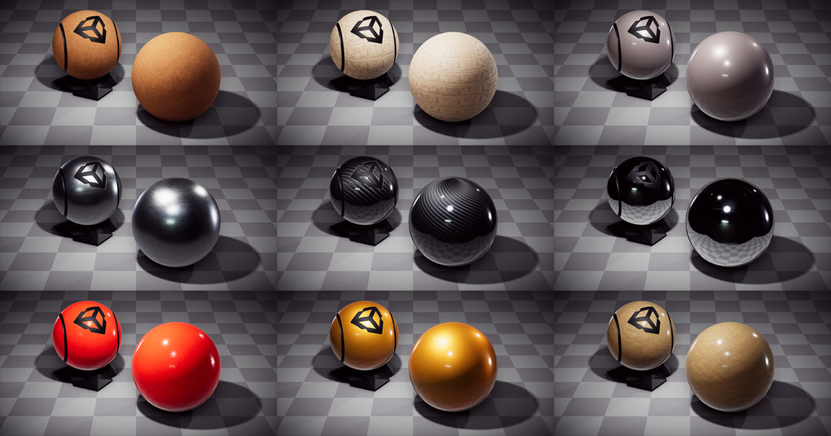 ฟรี Materials 300 แบบ สำหรับใช้บน Unity โดยเฉพาะ
