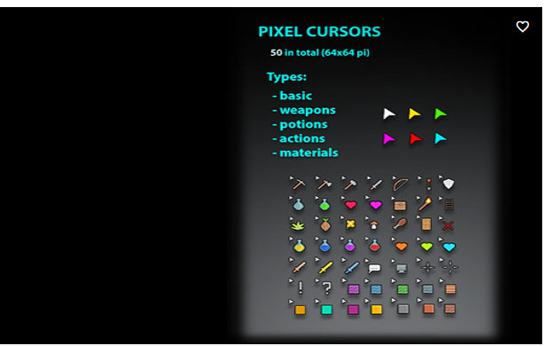 Pixel Cursors