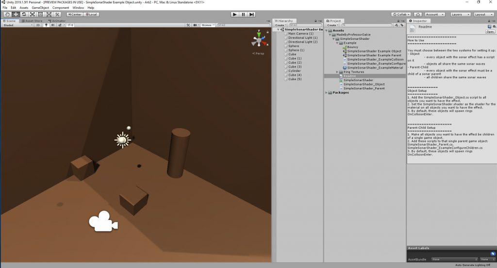 Simple Sonar Shader Simple Sonar Shader