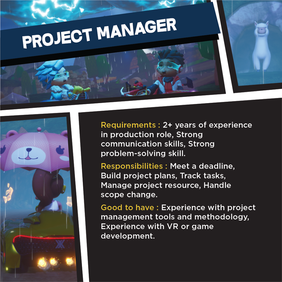 [รับสมัครงาน] MOTIONX STUDIO หาพนักงานยกชุดมาทำเกม VR