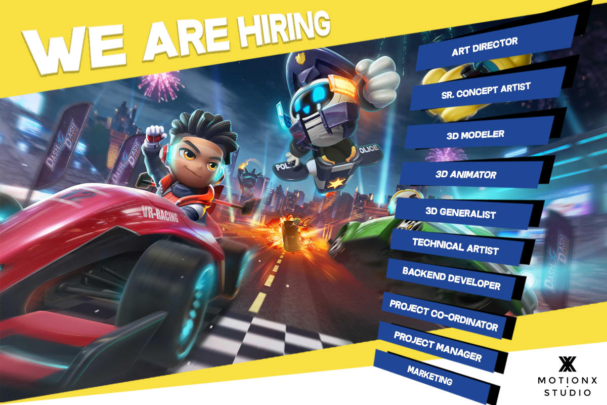 [รับสมัครงาน] MOTIONX STUDIO หาพนักงานยกชุดมาทำเกม VR