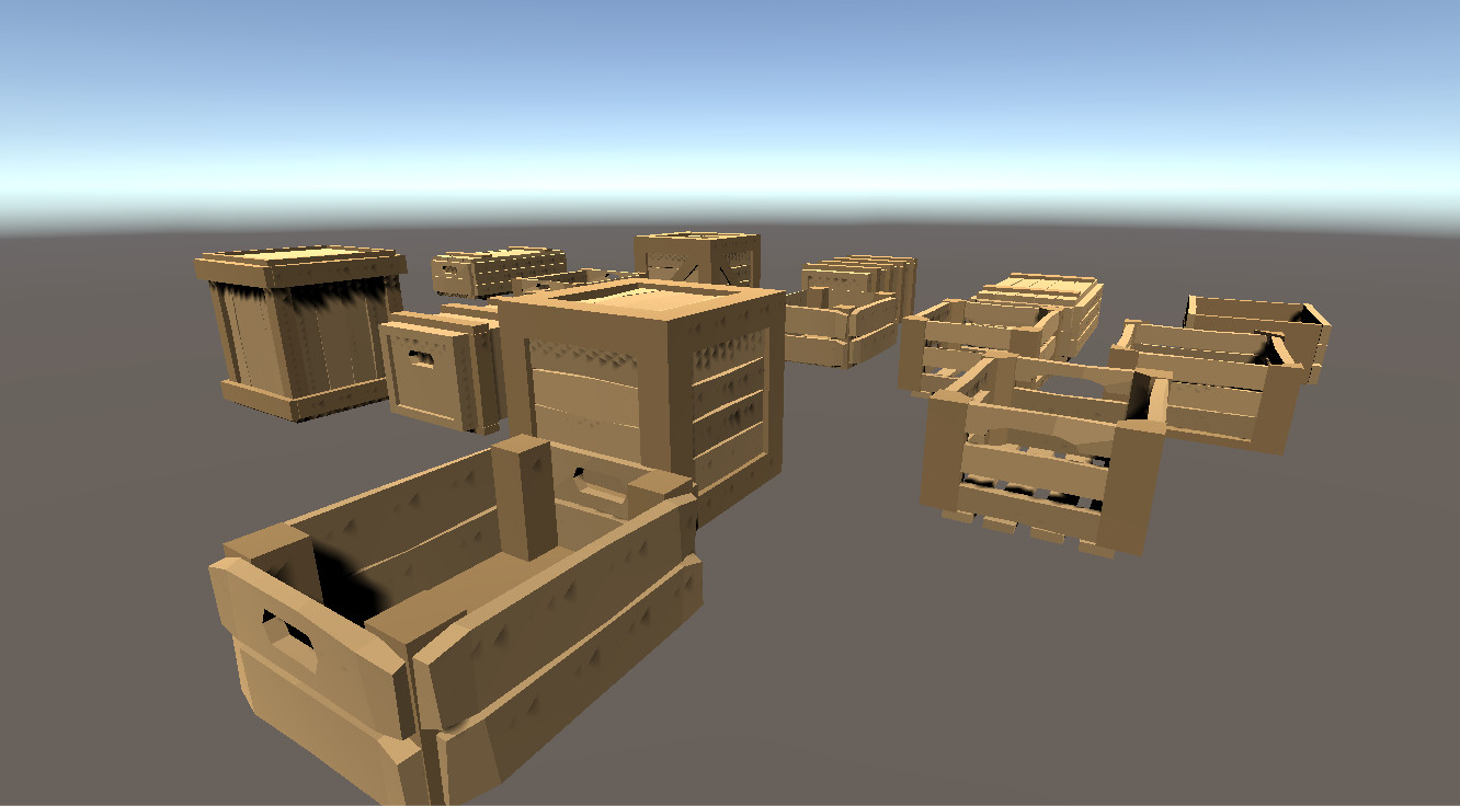 Low Poly Crates - ProGaming