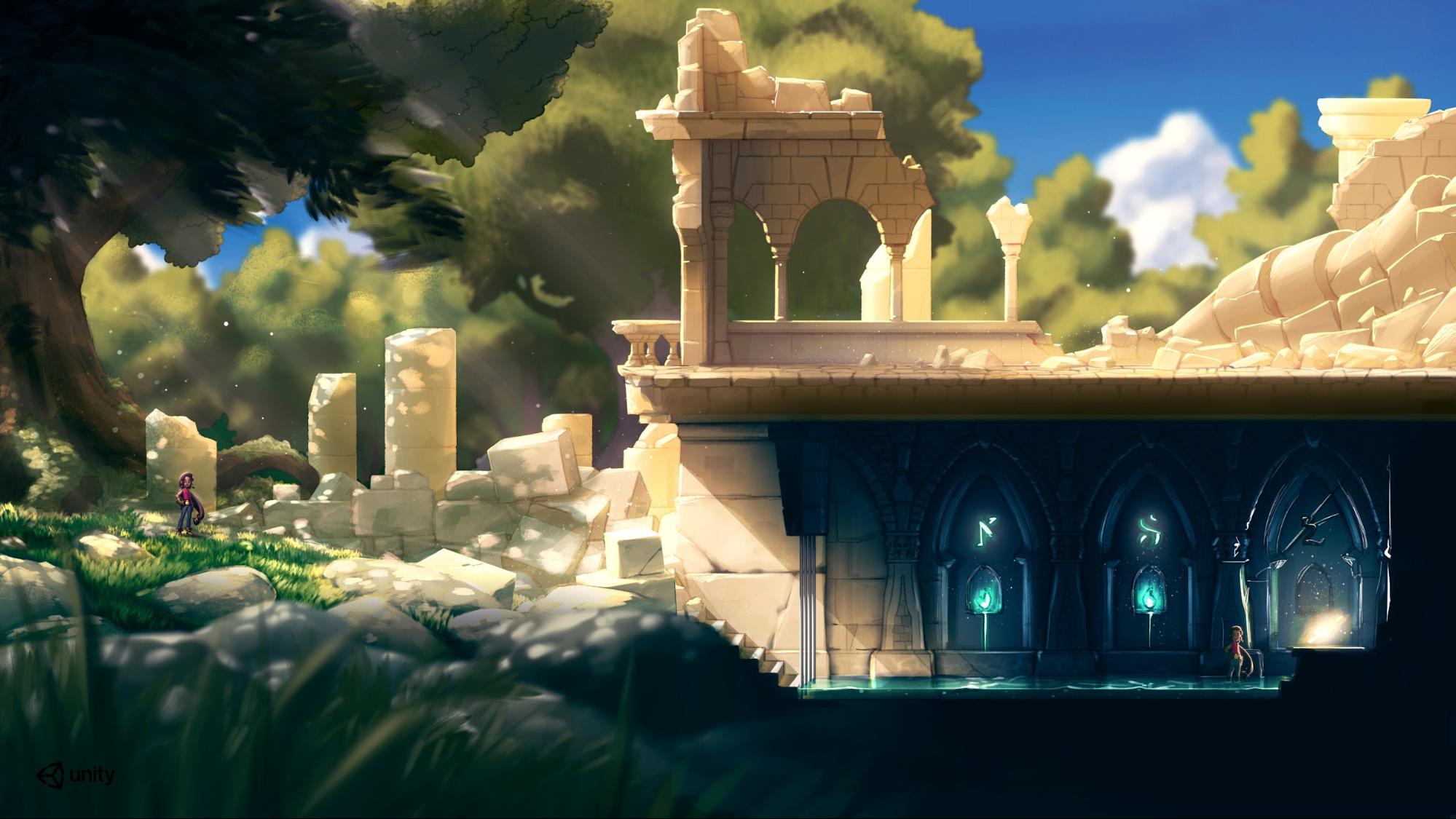 Unity ปล่อยให้โหลดโปรเจ็ค Lost Crypt ไปลองเล่นกันแล้ว